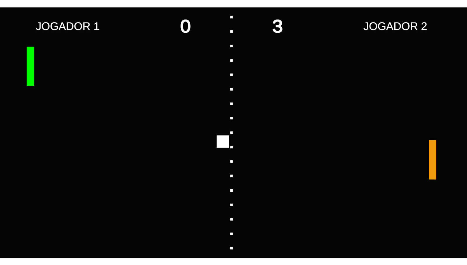 Clone Pong Game – Emerson Mistico
